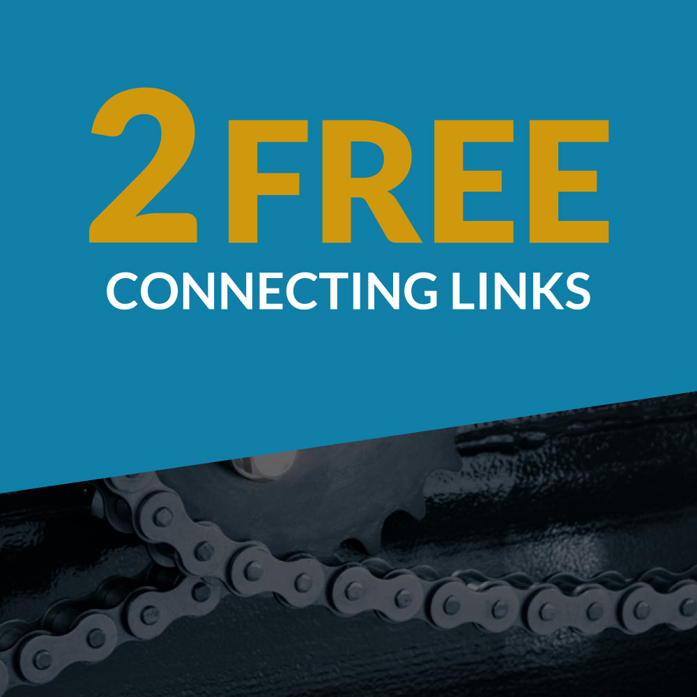 A2060 Conveyor Roller Chain x 10 Feet + 2 Connecting Links – PGN Bearings