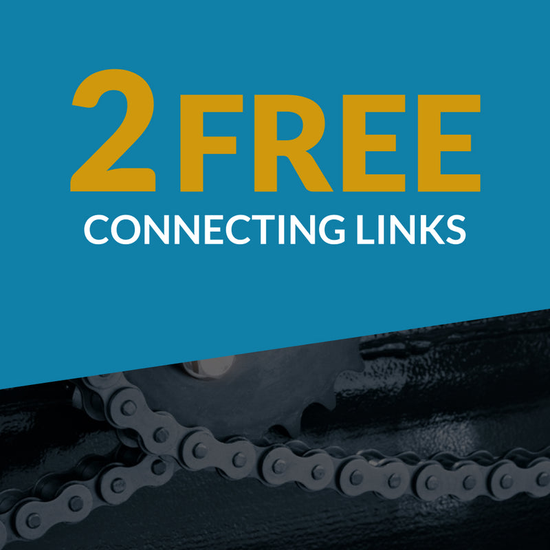#50SS Stainless Steel Chain x 10 feet + 2 Free Links – PGN – PGN Bearings