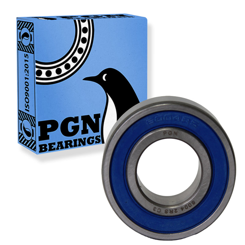 6004-2RS Ball Bearing - C3 Clearance - 20x42x12 – PGN – PGN Bearings