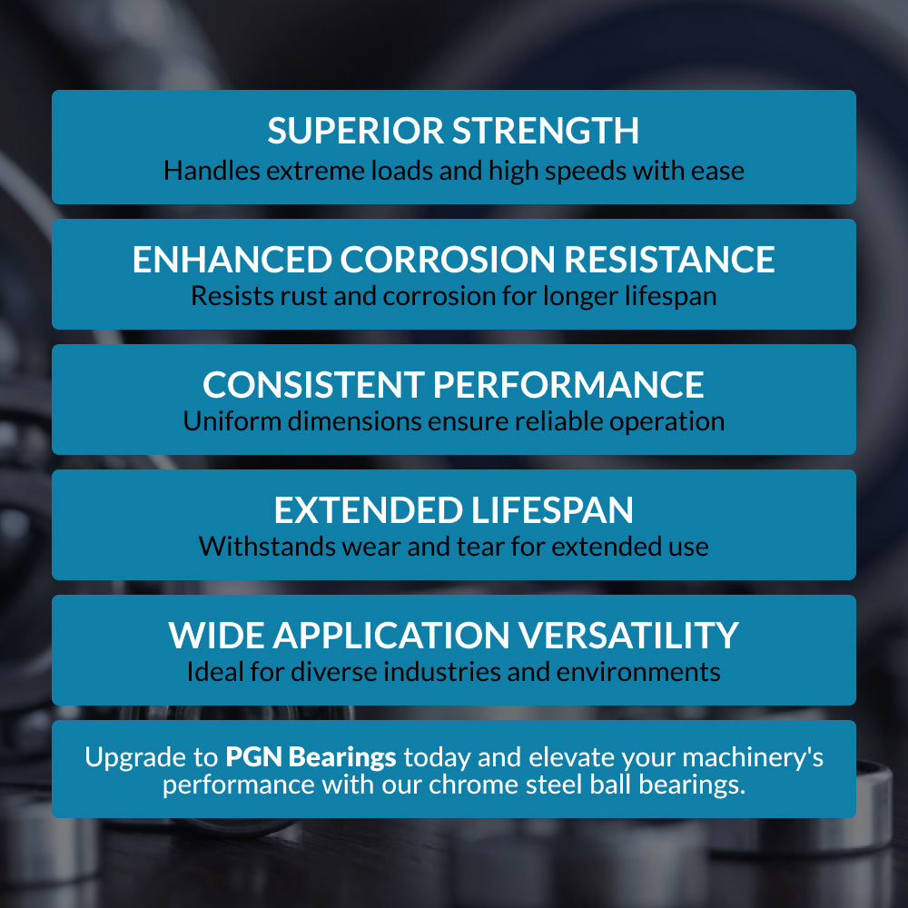 R16-2RS Ball Bearing - C3 Clearance - 1"x2"x1/2" – PGN – PGN Bearings