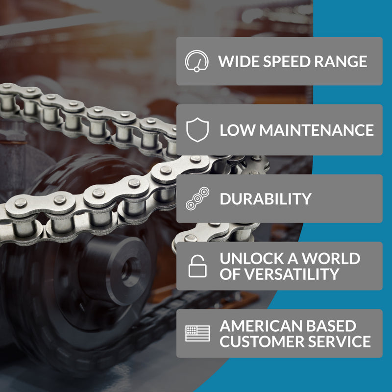 #60SS Stainless Steel Chain x 10 feet + 2 Free Links – PGN – PGN Bearings