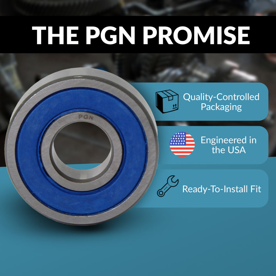 R4-2RS Ball Bearing - C3 Clearance - 1/4"x5/8"x0.196" – PGN