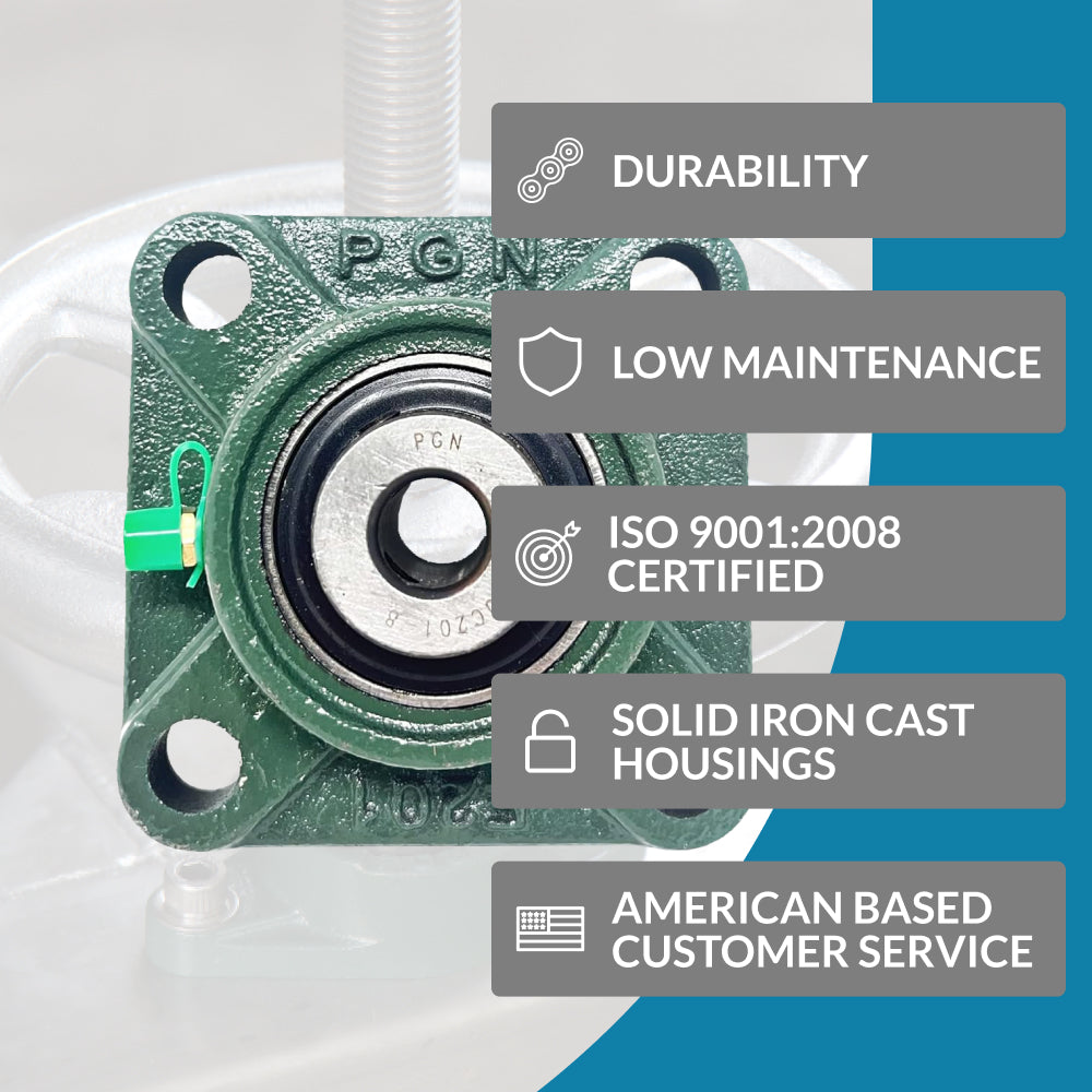 UCF201-8 Flange Mounted Bearing 1/2" Bore – PGN – PGN Bearings