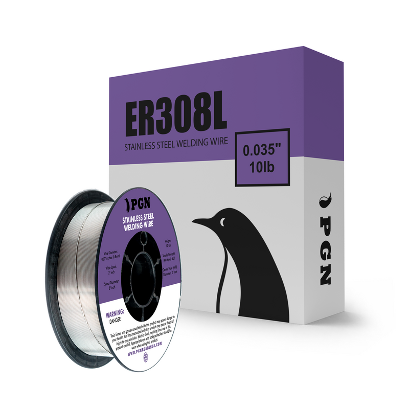 ER308L 0.035" 10lb - Stainless Steel MIG Wire – PGN – PGN Bearings